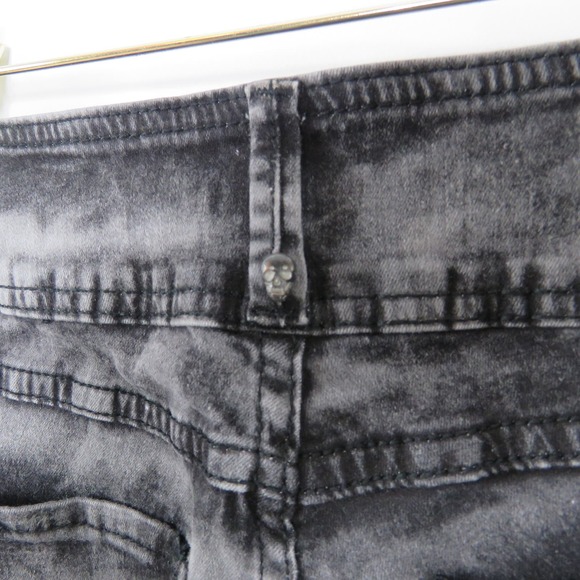 Hot Topic | Jeans | Y2k Hot Topic Lovesick Black Acid Wash Super Skinny ...